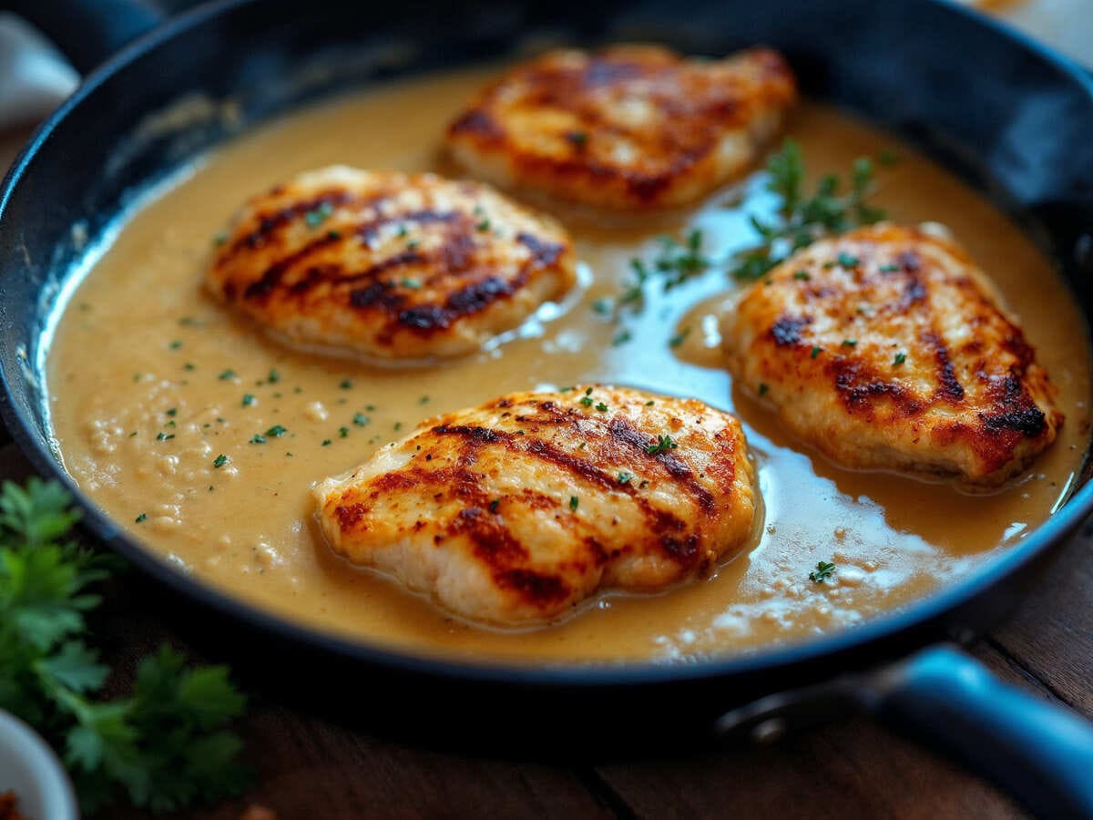 Filé de Frango ao Molho de Mostarda Cremoso: Receita Rápida